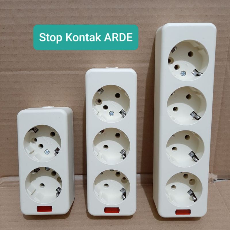Jual STOP KONTAK / STOP KONTAK ARDE 1 - 6 LUBANG / TERMINAL KUNINGAN /COLOKAN LISTRIK/Colokan ...