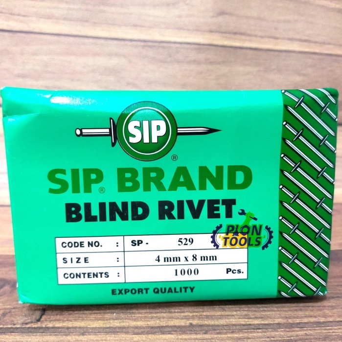 Jual SIP Paku Rivet 529 ukuran 4x8mm / Blind Rivet / Aluminium / isi ...