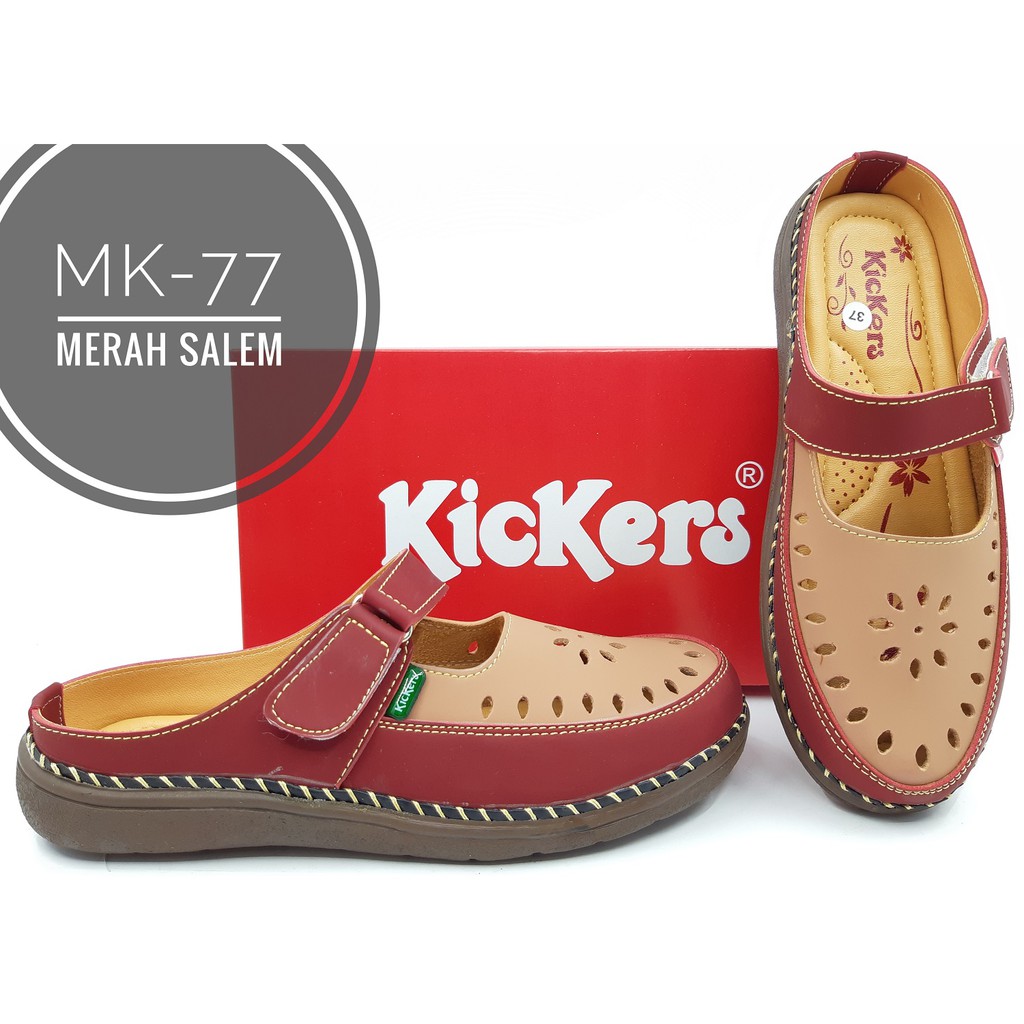 Jual Sandal Kickers Wanita Slip On Murah Kode MK-77 | Shopee Indonesia