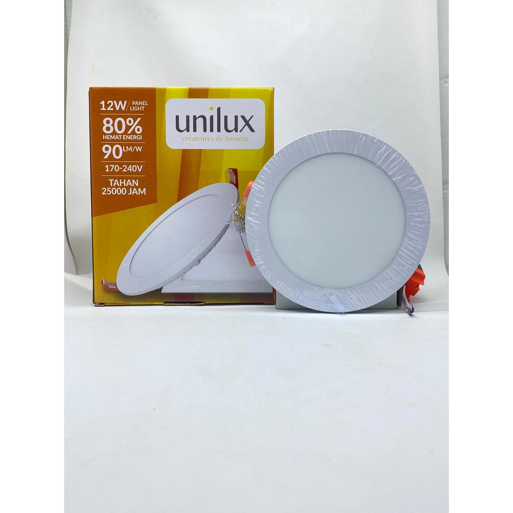Jual DOWNLIGHT PANEL LED UNILUX 12 W INBOW BULAT PUTIH CDL 220V 6500K | Shopee Indonesia