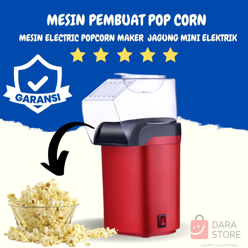Jual Mesin Electric Popcorn Maker Alat Pembuat Popcorn Jagung Mini ...