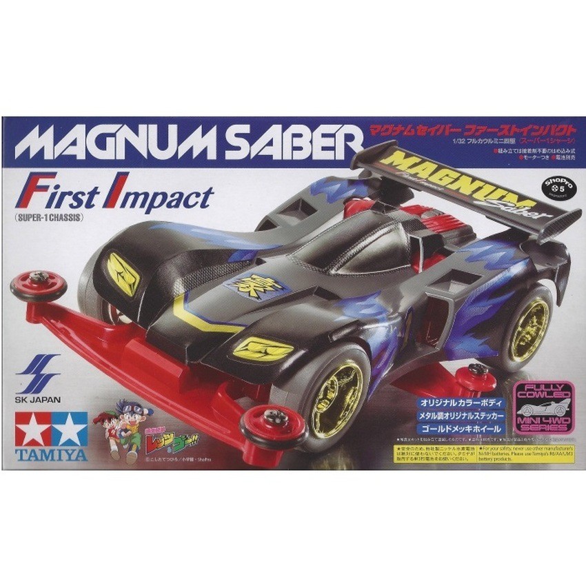 Jual Tamiya Mini 4WD Magnum Saber First Impact (Super-I Chassis) Grey ...