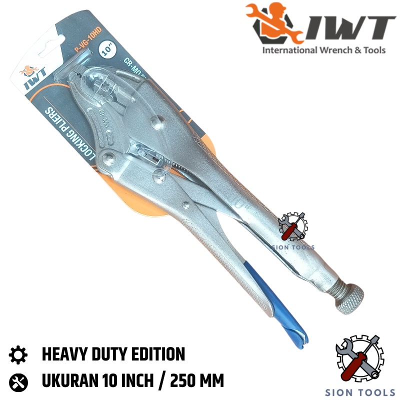 Jual IWT TANG BUAYA BENGKOK 10 INCH HEAVY DUTY / TANG JEPIT / LOCKING ...