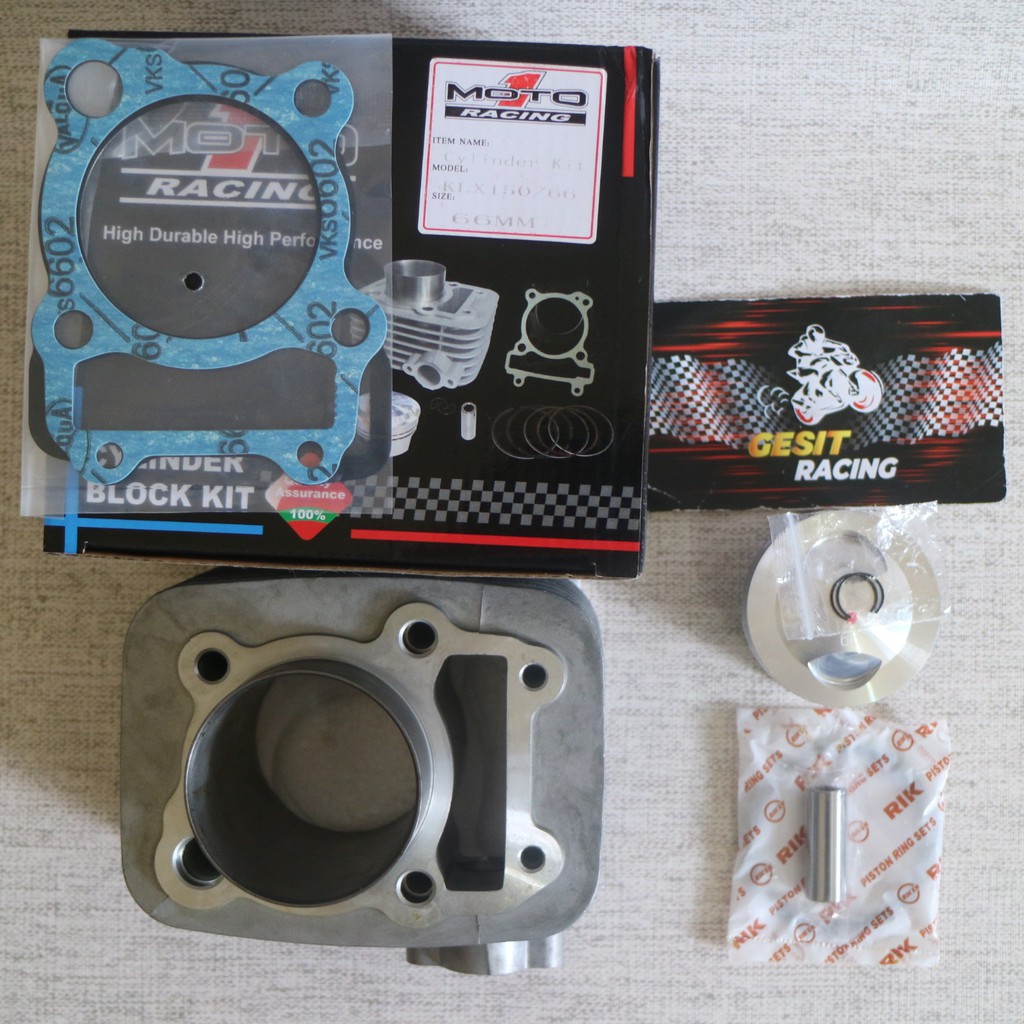 Jual Blok Bore Up Kit KLX 150 66 MM - Moto 1 Racing | Shopee Indonesia