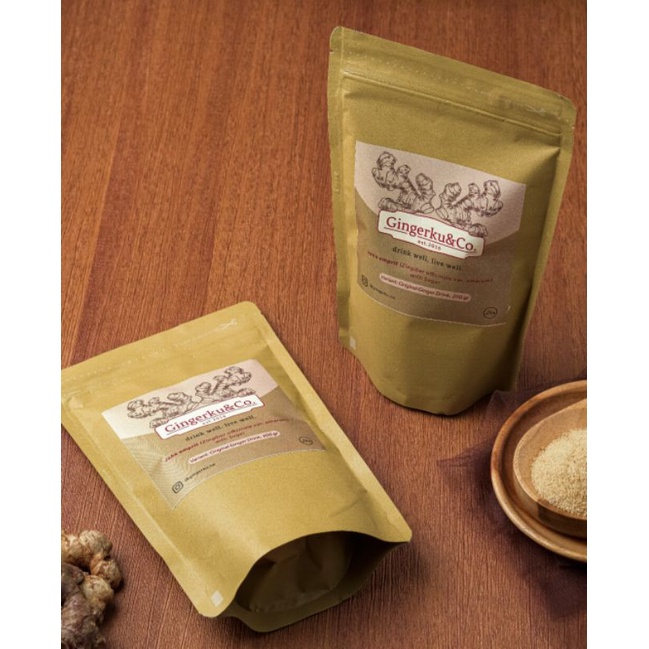 Jual Emprit Ginger | Ginger Drink | Minuman jahe emprit pouch 200 gram ...