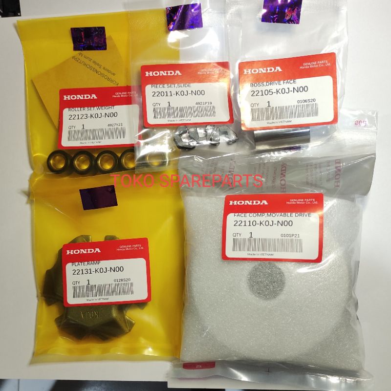 Jual 22110-K0J-N01 Rumah roller KOMPLIT Genio Beat 2020 2021 original Honda Vietnam | Shopee ...