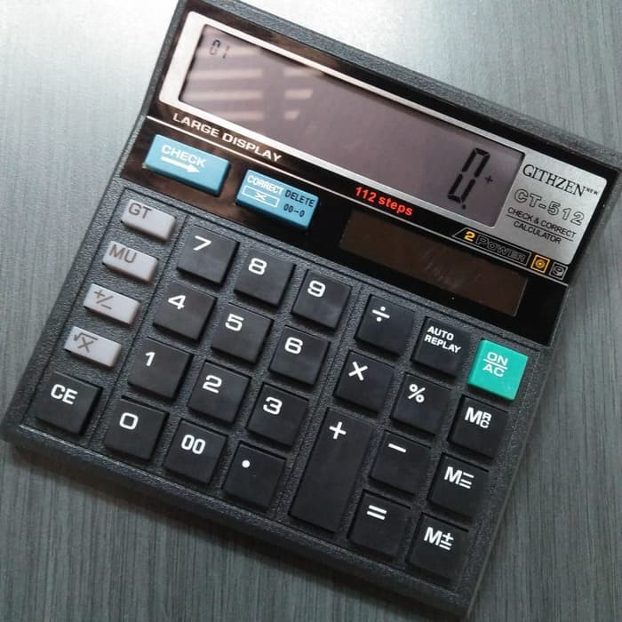 Jual Kalkulator CITIZEN CT-512 - Calculator Citizen CT 512 Penghitung ...
