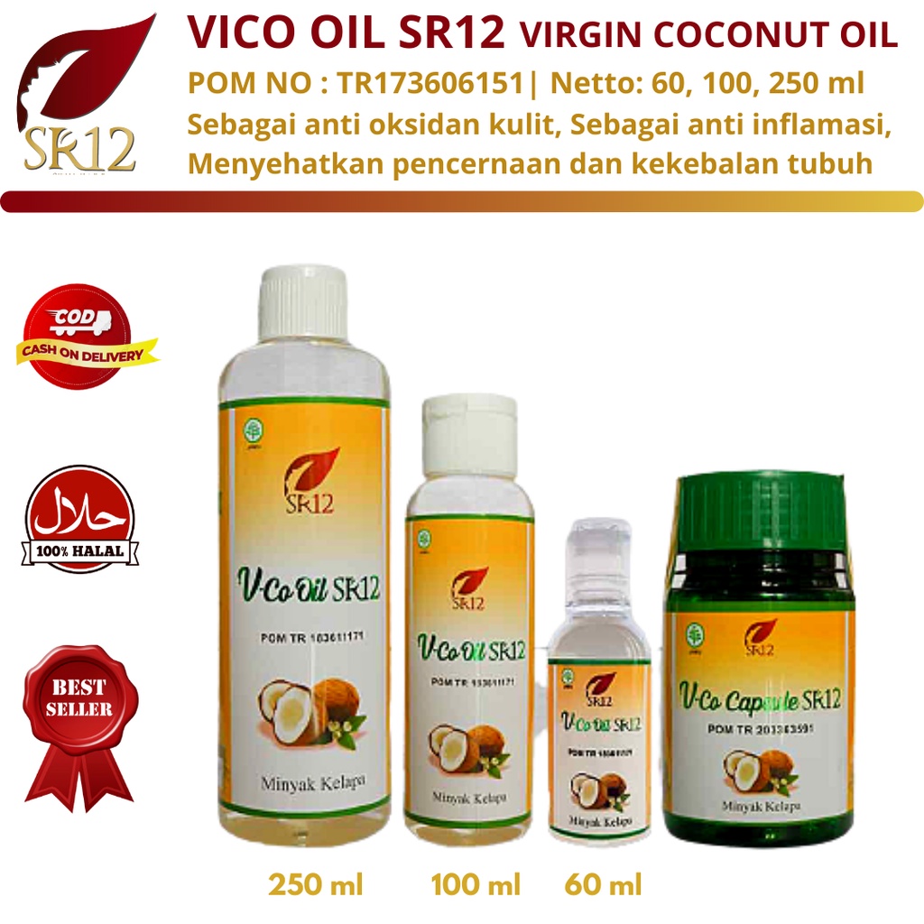 Jual VCO Virgin Coconut Oil 250 ml Organik Minyak Kelapa Extra Virgin ...
