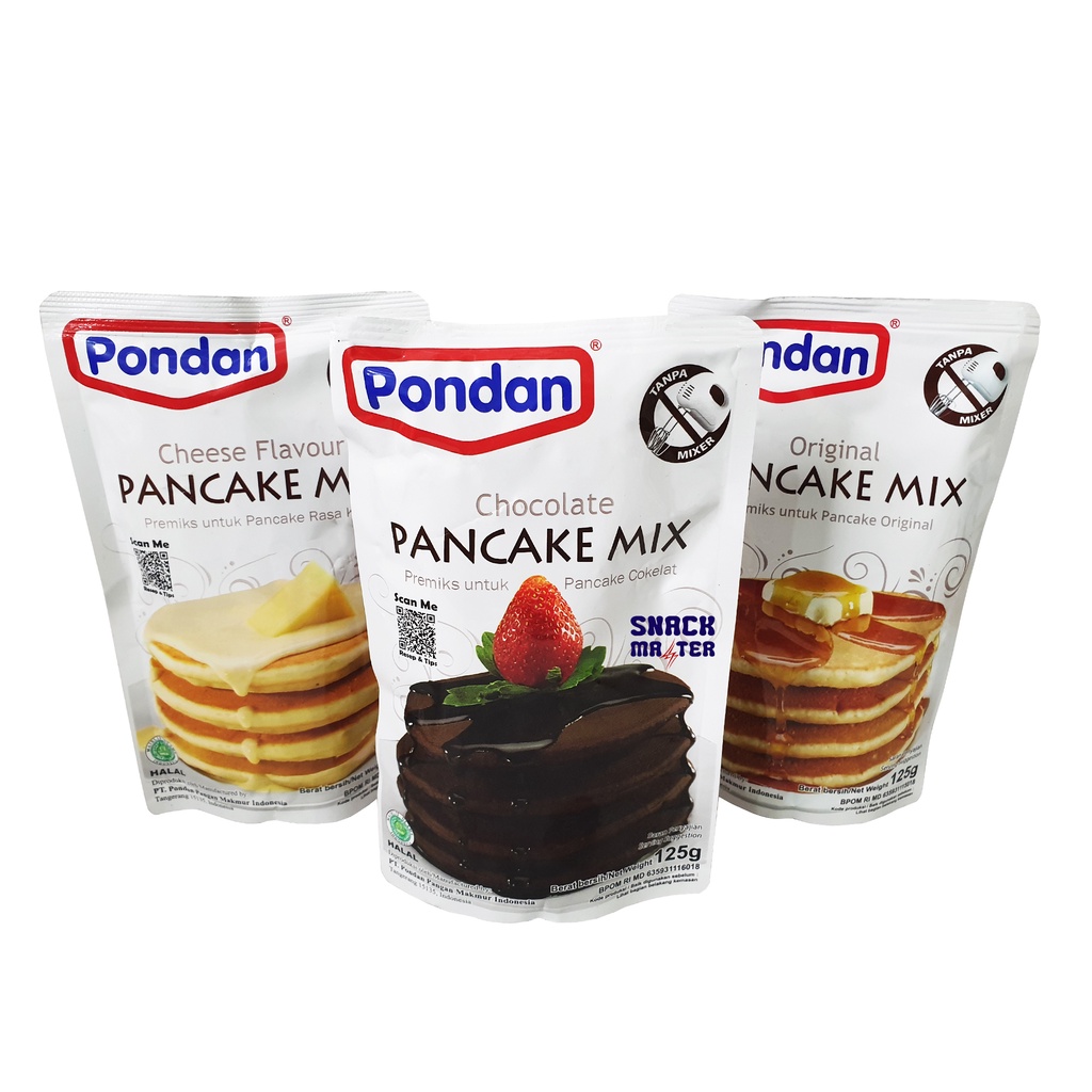Jual Pondan Pancake Mix - Netto 125gr | Shopee Indonesia