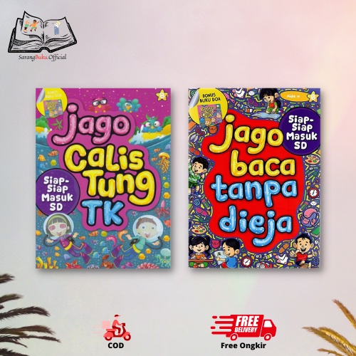 Jual BUKU Anak Jago Calistung TK Dan Jago Baca Tanpa Dieja ( Belajar Baca Tulis & hitung Lebih ...