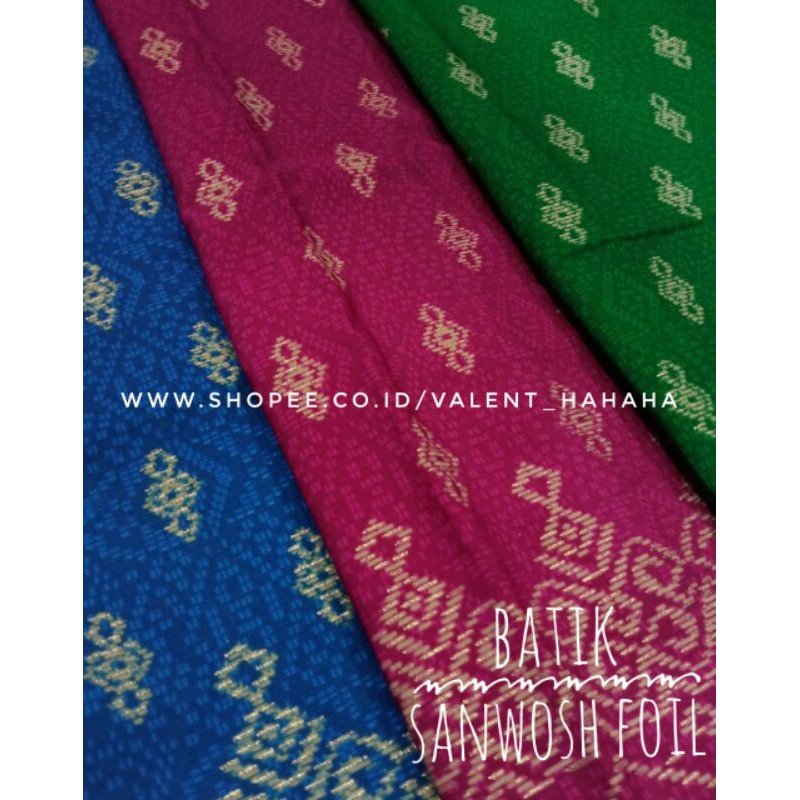 Jual Kain Batik Motif Troso Batik Etnik Bahan Sanwosh Foil Kain Batik ...