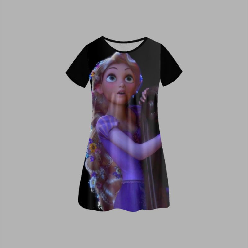 Jual Baju Dress Daster Anak Animasi Kartun 3D Frozen Micket Mouse ...