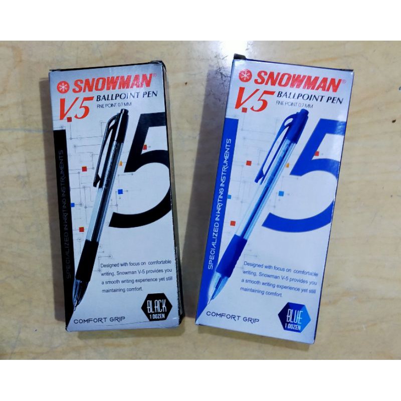 Jual Ballpoint Pen Snowman V5 - 0,7mm | Shopee Indonesia