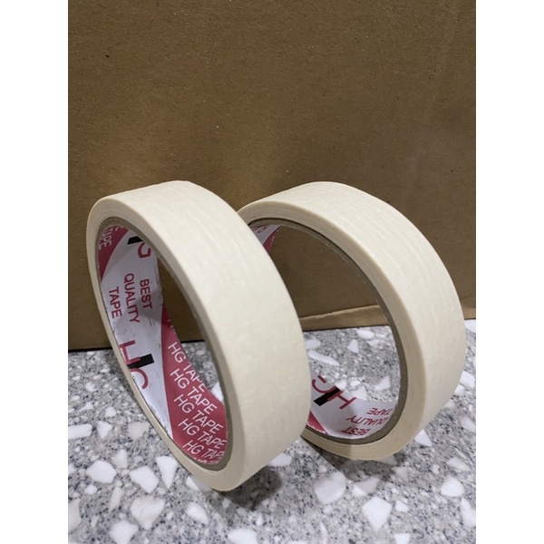 Jual LAKBAN KERTAS MASKING TAPE | SELOTIP | LAKBAN | MASKING TAPE 23 MM ...