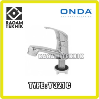 Jual Onda Kran Wastafel Y 321 C Keran Cuci Tangan 1/2" 0,5 Push Up Down Y Tanam Tembok Sink ...