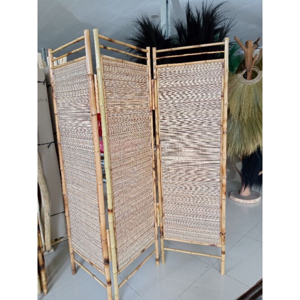 Jual Partisi Penyekat Ruangan Murah Pembatas Ruangan Bambu Sketsel ...