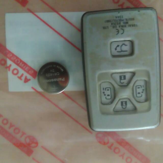 Jual Battery batery baterai remote Alarm Alphard Vellfire | Shopee ...