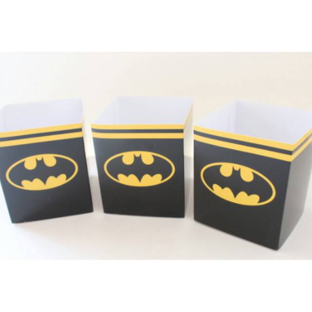 Jual Mini popcorn box karakter batman logo | Shopee Indonesia