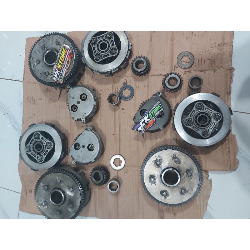 Jual gear draf gear rumah kampas house kopling pompa oli primer sek primsek tiger revo | Shopee ...