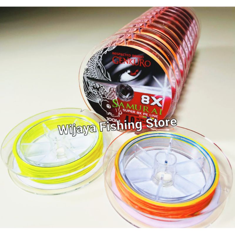 Jual Senar PE Samurai x8 100m connecting | Shopee Indonesia