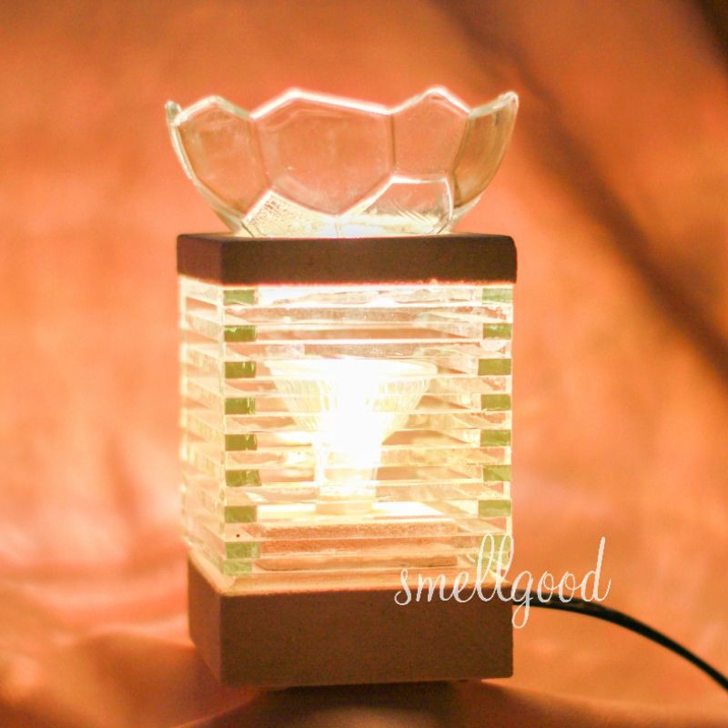 Jual Lampu Pemanas Aromaterapi Lampu Hias Meja Kamar Model Kubus ...