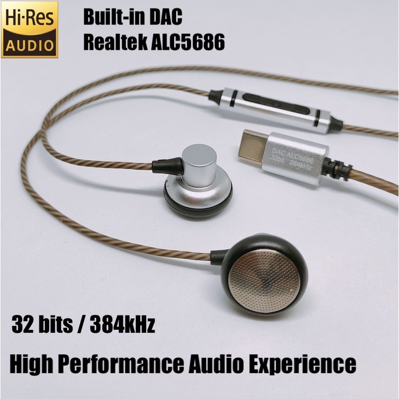 Jual High Resolution Type C Headset Built in Dac ALC5686 Earphone USB C | Shopee Indonesia