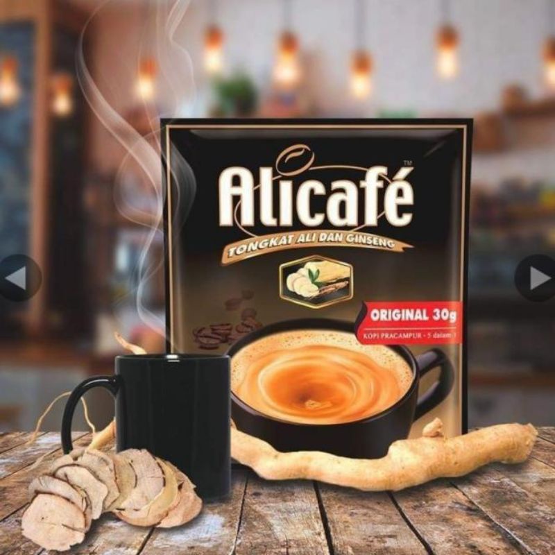 Jual Alicafe kopi Pracampuran + tongkat Ali dan ginseng original kopi ...