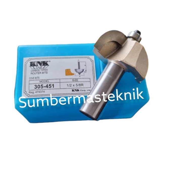 Jual mata router mata profil cove bit 1/2" x R15.9 pisau router 305-451 ...