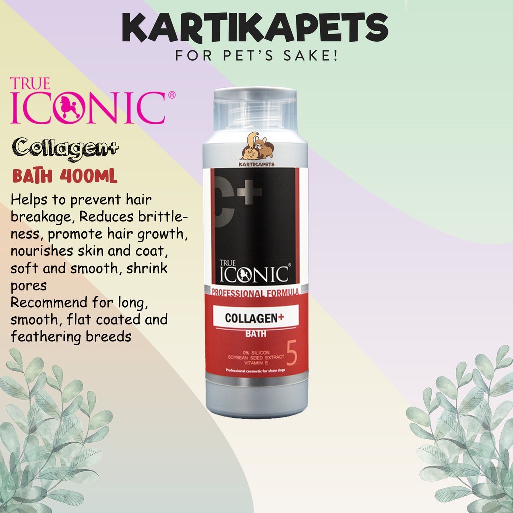 Jual True Iconic Collagen Bath 400ml/Shampoo Anjing/Shampoo Kucing ...