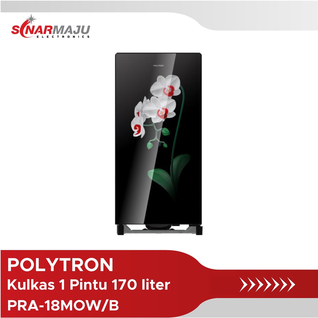 Jual Kulkas 1 Pintu Polytron 170 liter PRA-18MOW/B PRA18MOW PRA18MOB ...
