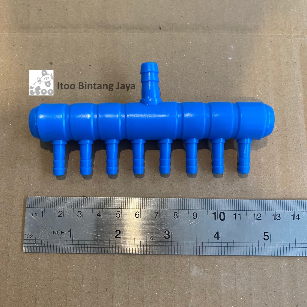 Jual Air Flow Divider Selang Aerator Aquarium Pembagi Udara Cabang 8 ...
