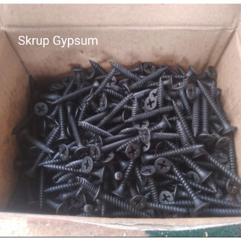Jual Skrup Gypsum 6x11/2" (4 Cm) Dry Wall (isi 100) | Shopee Indonesia
