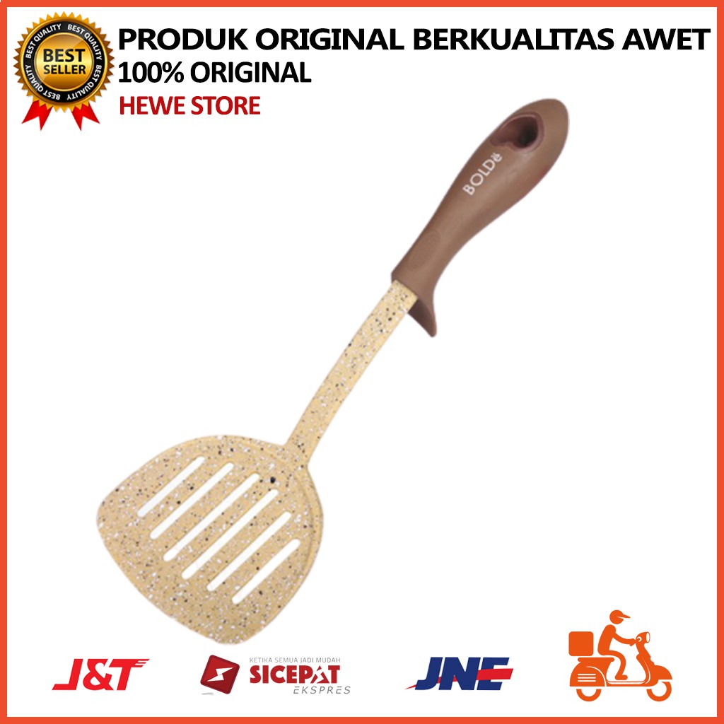 Jual Spatula Peralatan Masak BOLDe Super Utensil Slotted Turner S9R0 ...