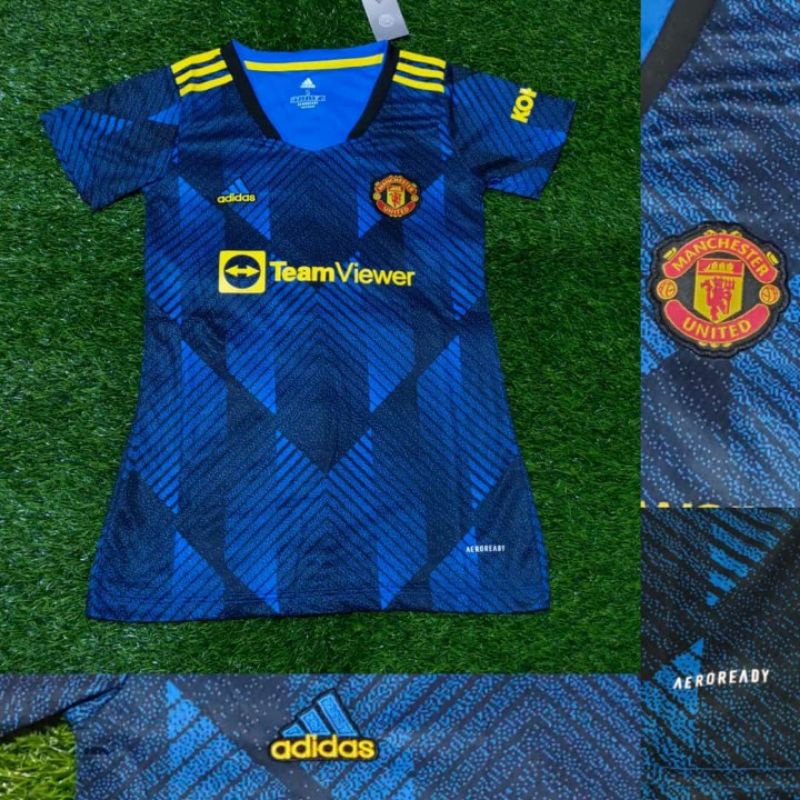 Jual JERSEY BAJU BOLA LADIES MU 3RD 2022 NEW GRADE ORI LADIES MU 3RD ...