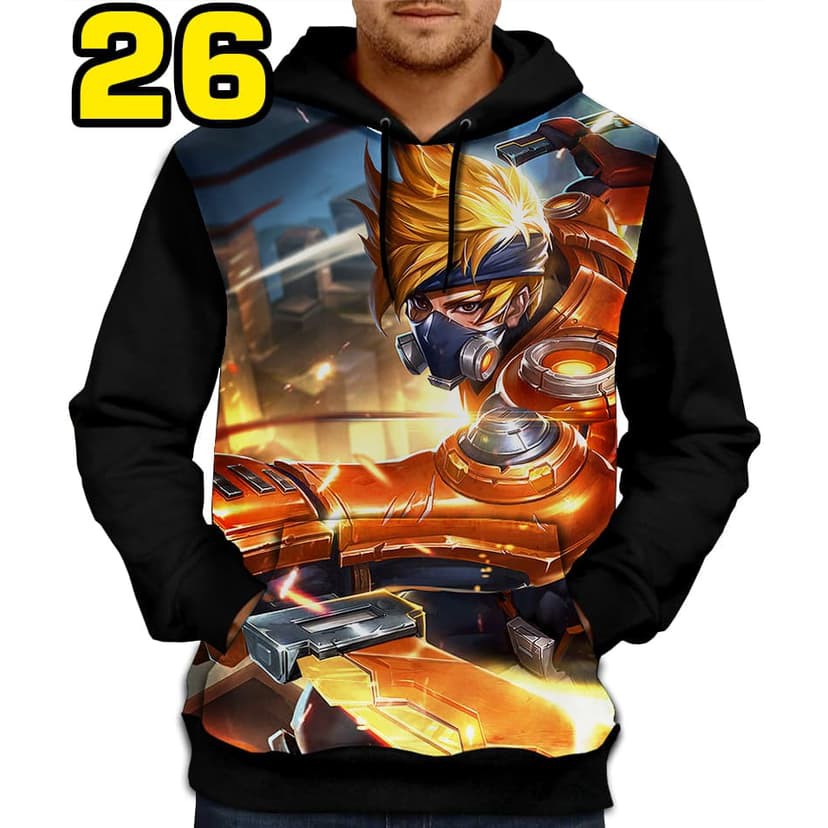 Jual HOODIE JAKET MOBILE LEGENDS 26-HAYABUSA spacetime shadow | Shopee ...