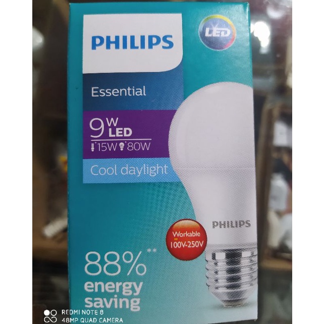 Jual LAMPU LED PHILIPS 9 WATT PUTIH | Shopee Indonesia