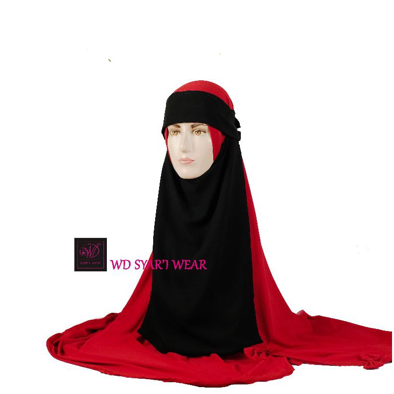 Jual Cadar bandana poni mat'am ( bisa di tarik ke bawah dagu) | Shopee ...