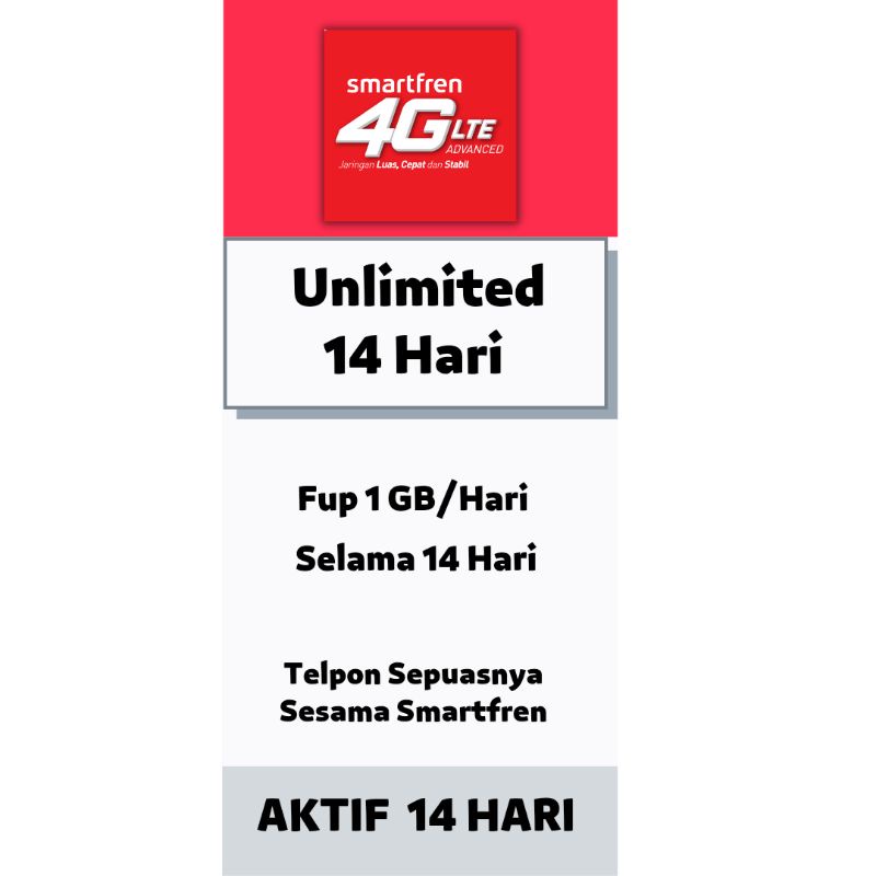Jual PAKET DATA KUOTA SMARTFREN UNLIMITED NONSTOP KUOTA FULL 24 JAM TANPA PEMBAGIAN MURAH ...