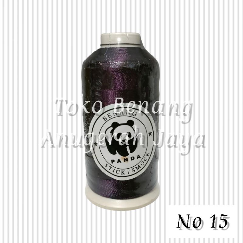 Jual Benang Smock Panda No 0015 Ungu Tua | Shopee Indonesia