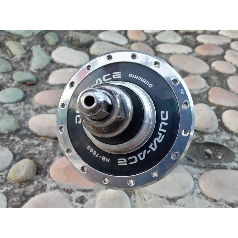 Jual Rear Hub Shimano Dura Ace HB 7600 Japan Non NJS 32H Single Fix ...