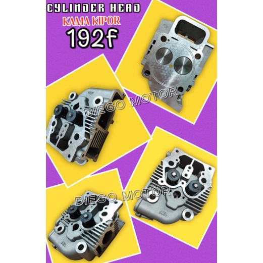 Jual 192F 192FA Cylinder Head Assy Kop Deksel Komplit Mesin Genset Silent Bahan Bakar Solar ...