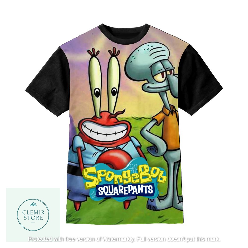 Jual Kaos 3D Anak | Baju Printing - Baju Anime Spongebob Squarepants ...
