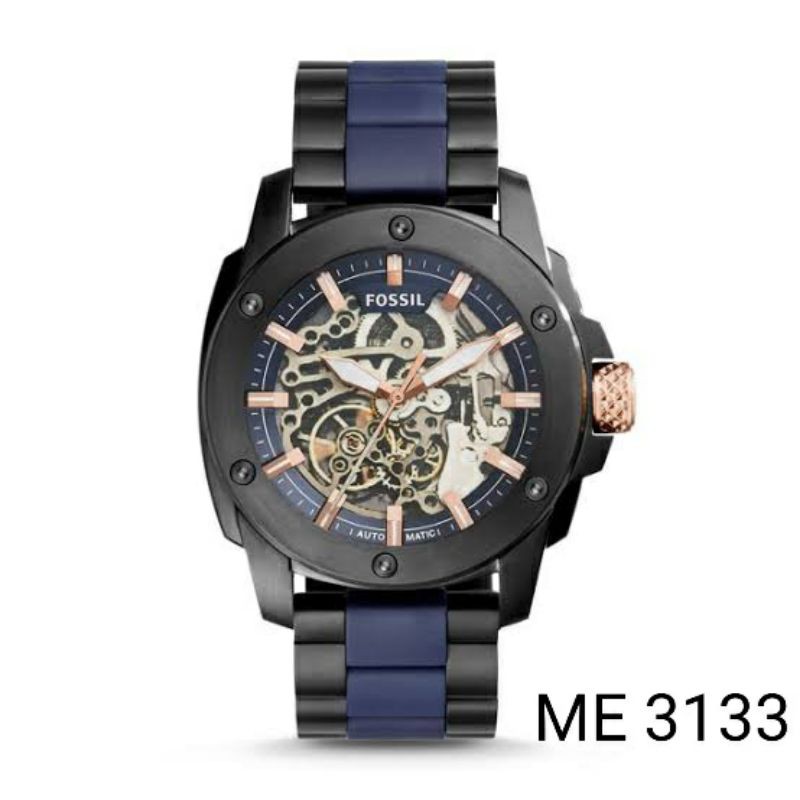 Jual Jam Tangan Pria Merk Fossil Type ME 3080 Original Stainless ...