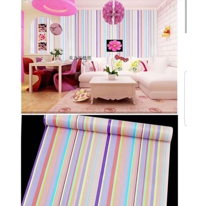 Jual WALLSTICKER DINDING MURAH MOTIF PELANGI LURUS | Shopee Indonesia