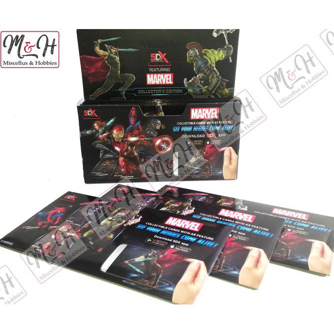 Jual Marvel 5Dx Mobile Kartu Augmented Reality ( 10 Amplop ) | Shopee ...