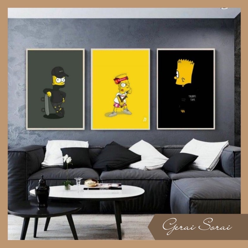 Jual [Hiasan Dinding] THE SIMPSONS KARTUN ANAK WALL DECOR | Shopee ...