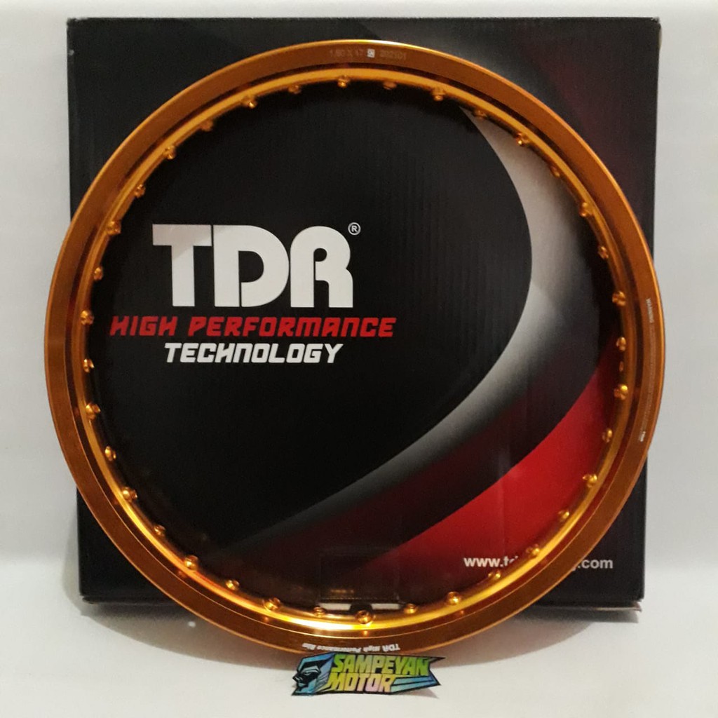 Jual Velg TDR Racing W Shape Gold 17 X 120 140 160 185 215 250 300 ...