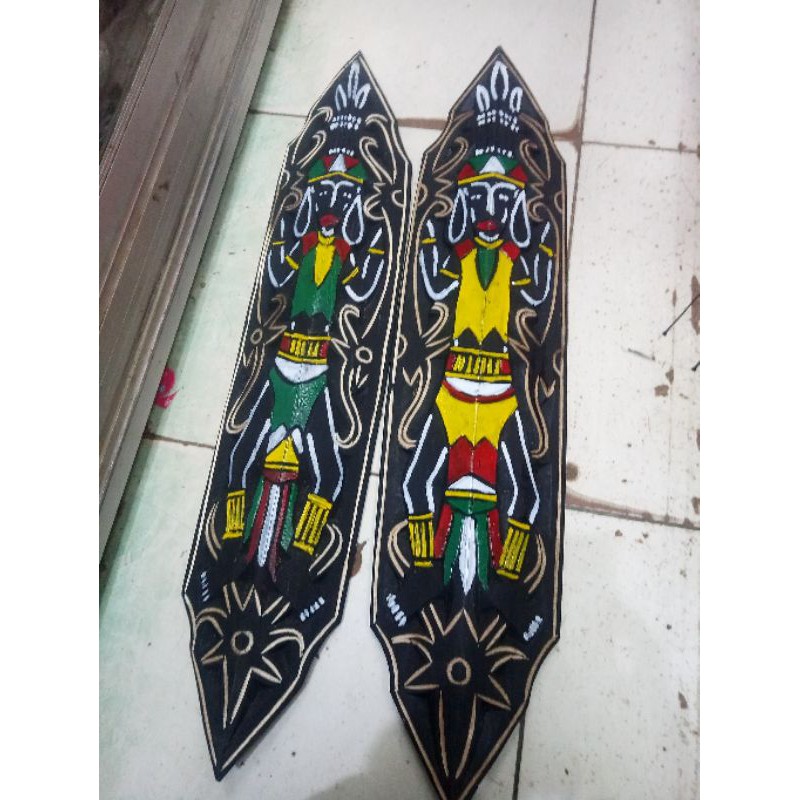 Jual Tameng Motif Dayak Khas Kalimantan | Shopee Indonesia