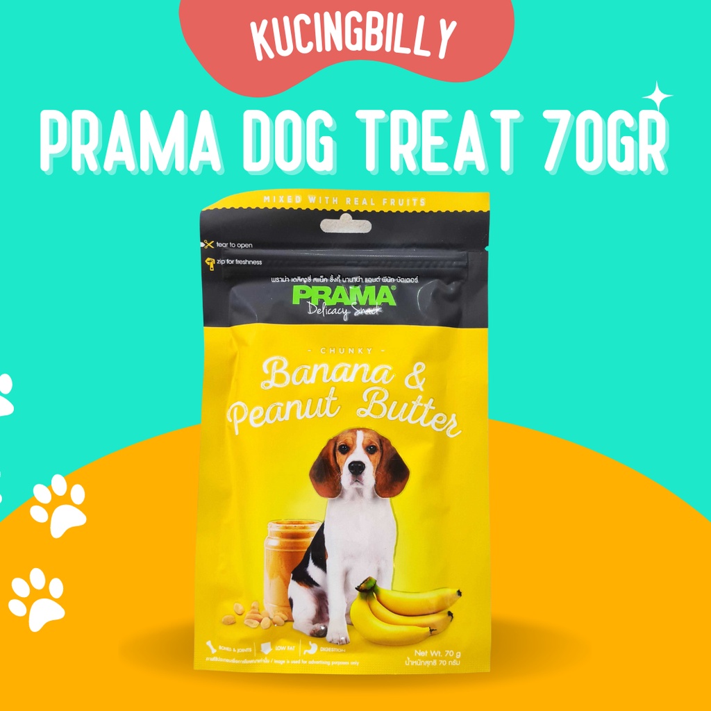Jual PRAMA Dog Treat 70gr snack anjing | Shopee Indonesia