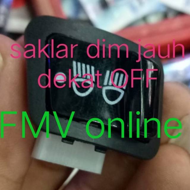 Jual Saklar lampu motor dim jauh dekat hi lo off saklar switt lampu ...